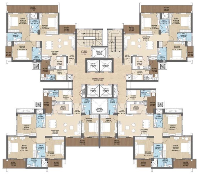 The Aravallis - 2 & 3 BHK Apartment for Sale Gurgaon, Sec 61